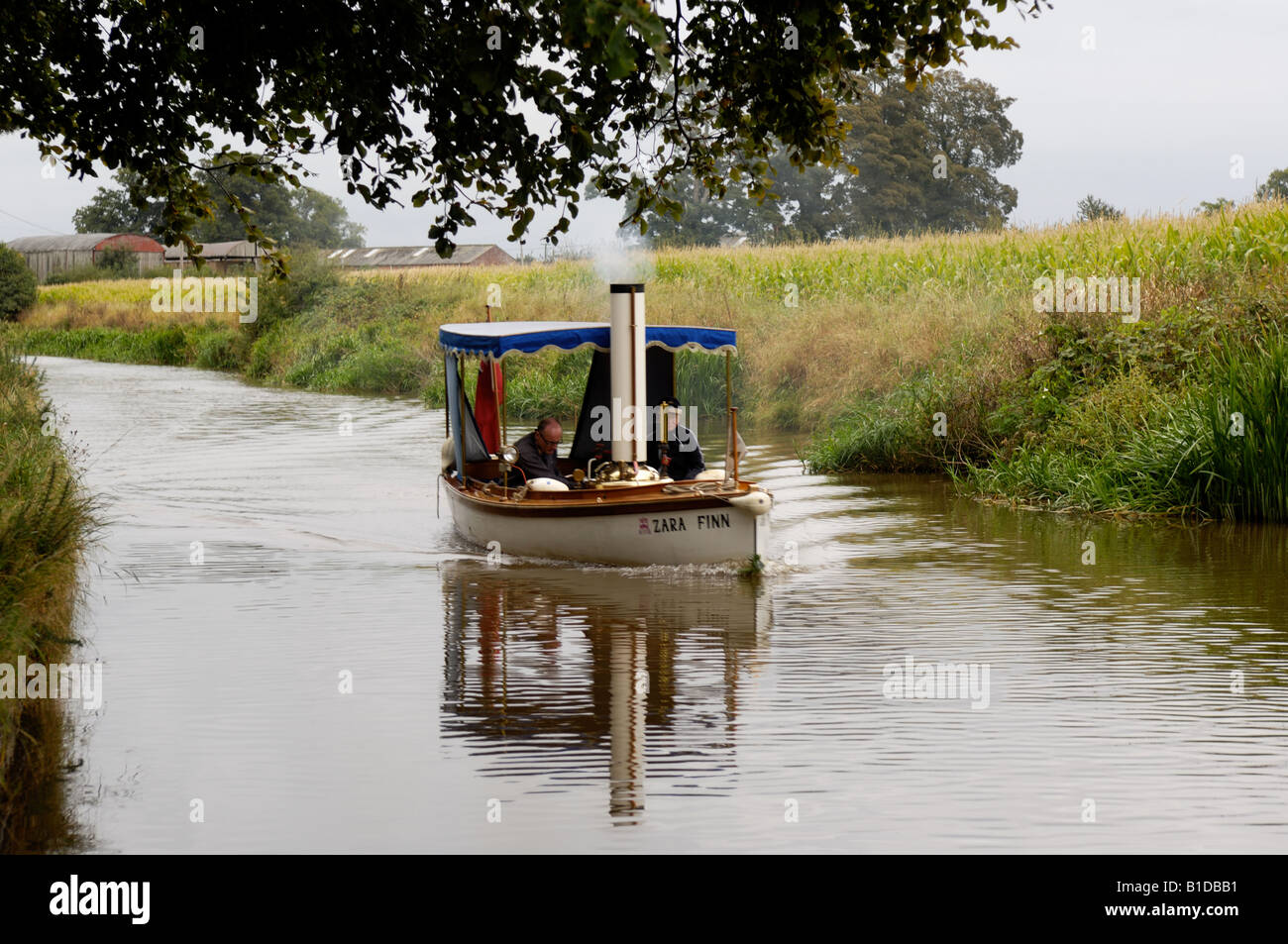 Steam boat river canal hi-res stock photography and images - Alamy