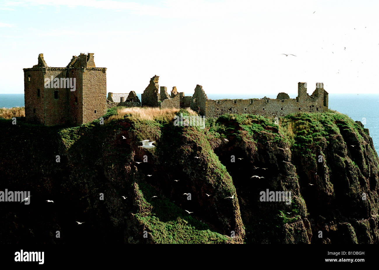 Ruins of Dunnottar Castle in Stonehaven, Scotland Stock Photo - Alamy