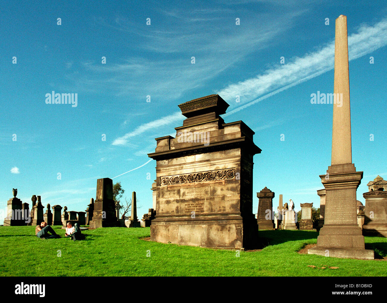 The Western Necropolis, Glasgow, Great Britain Stock Photo - Alamy