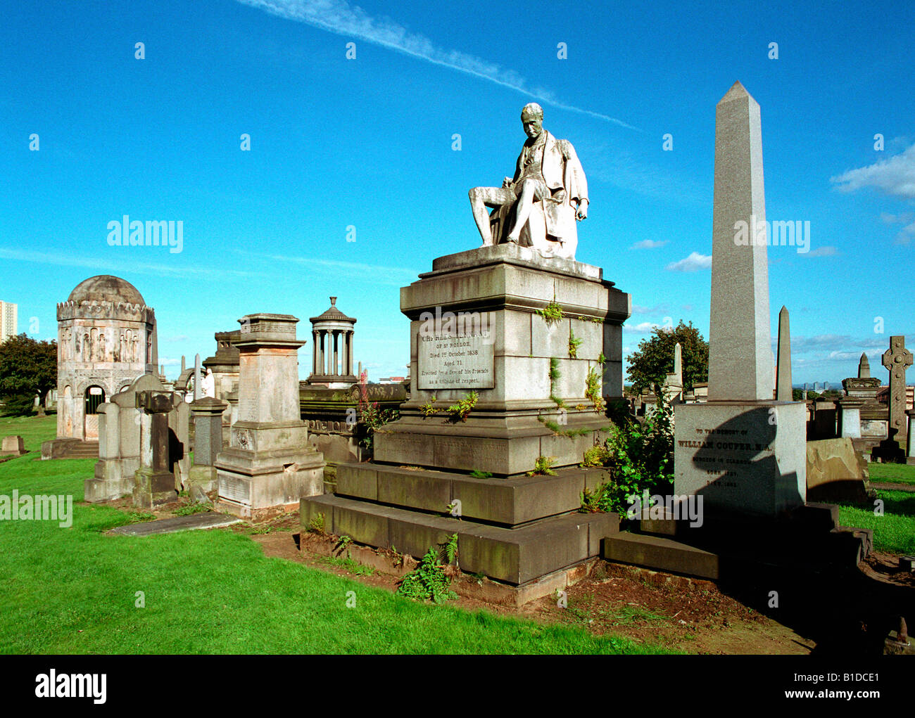 The Western Necropolis, Glasgow, Great Britain Stock Photo - Alamy