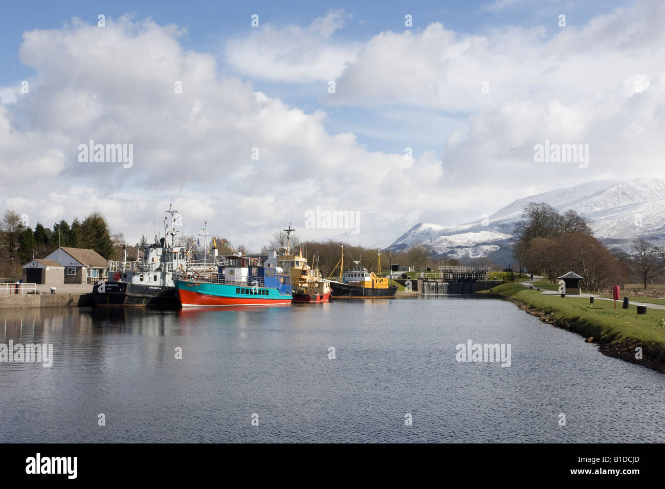 Corpach, Fort William, on the west coast of Scotland, on Loch Linnhe ...