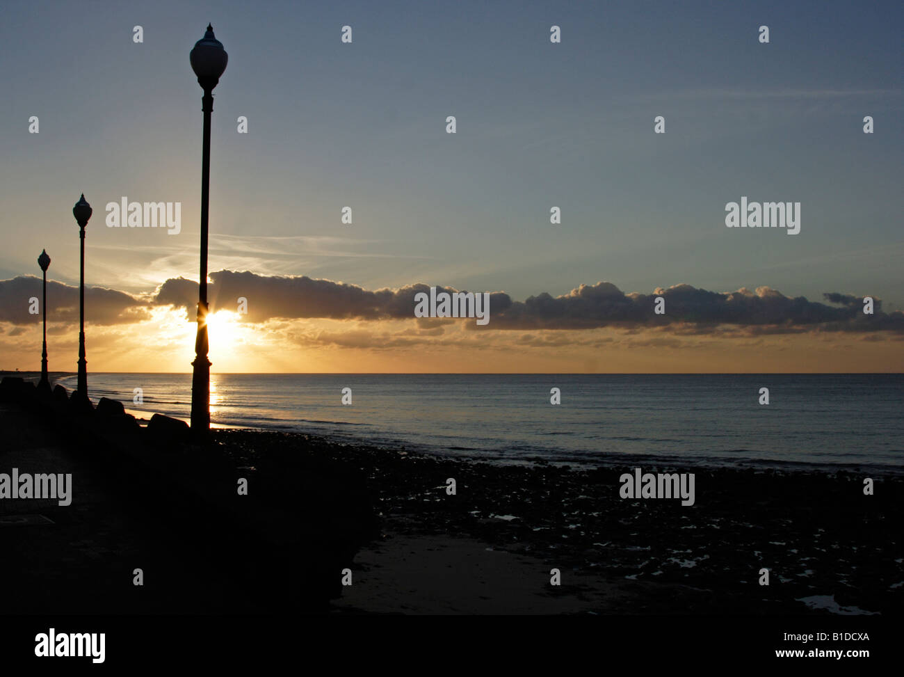 Pleasant sunrise and clouds with sea view hi-res stock photography and ...
