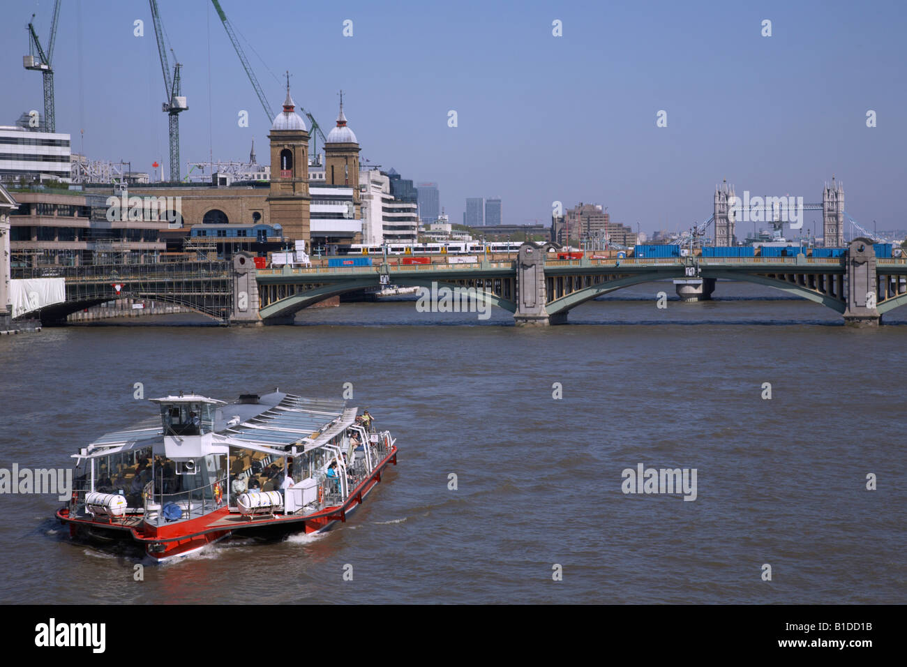 Tour Boat, River Thames, London, England Stock Photo - Alamy