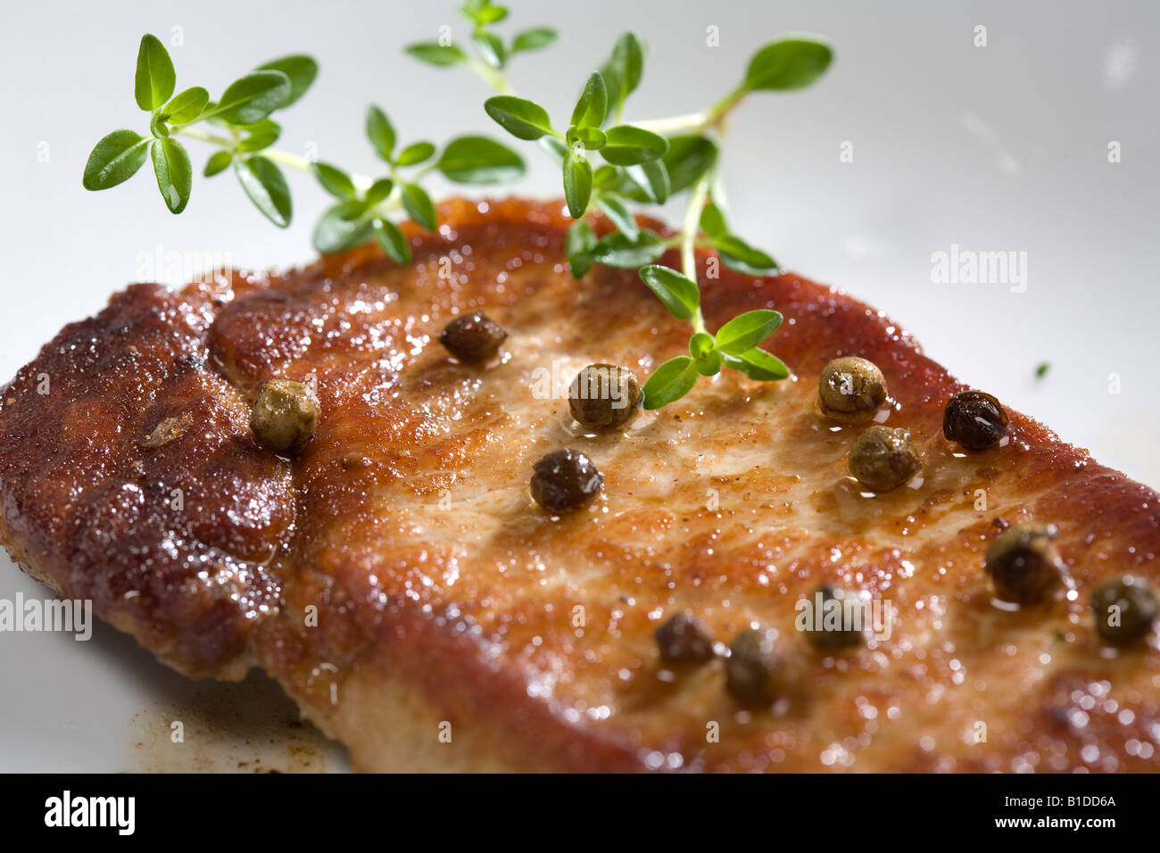 A fried pork slice Stock Photo - Alamy