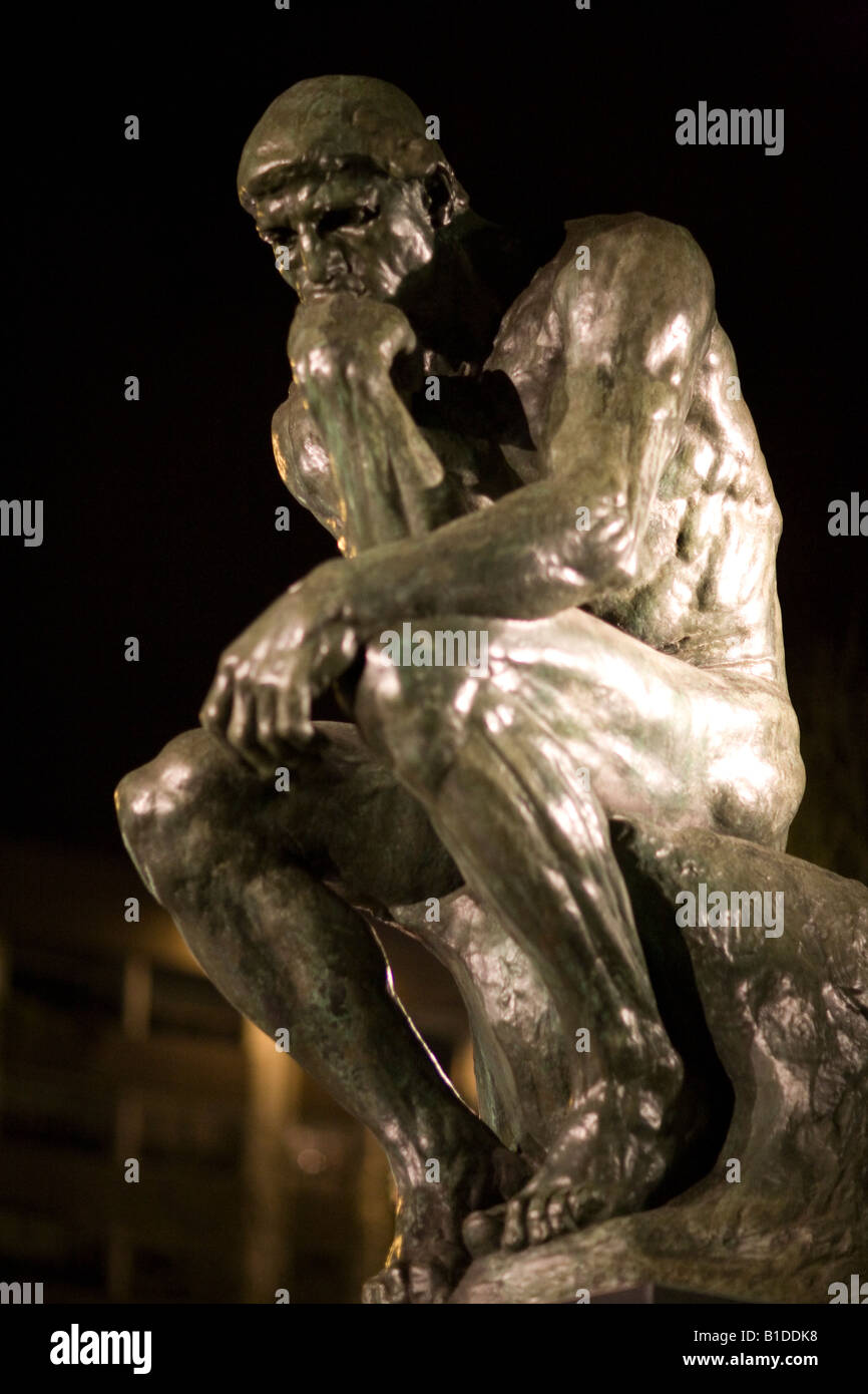 Auguste Rodins The Thinker High Resolution Stock Photography and Images ...