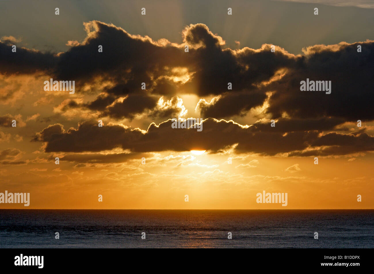 Pleasant sunrise and clouds with sea view hi-res stock photography and ...