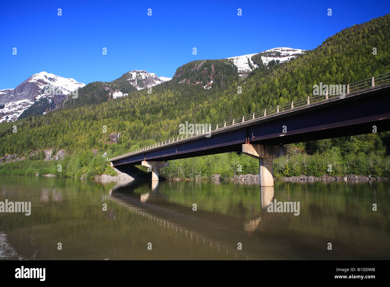 Highway 16 bridge over the Kasiks River between Terrace and Prince ...