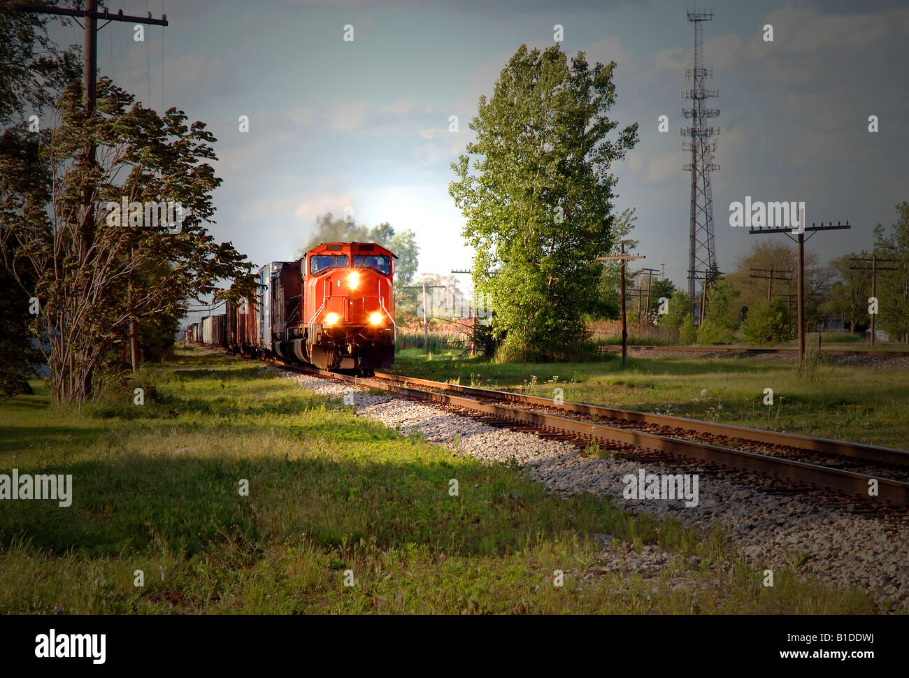 Inbound train hi-res stock photography and images - Alamy