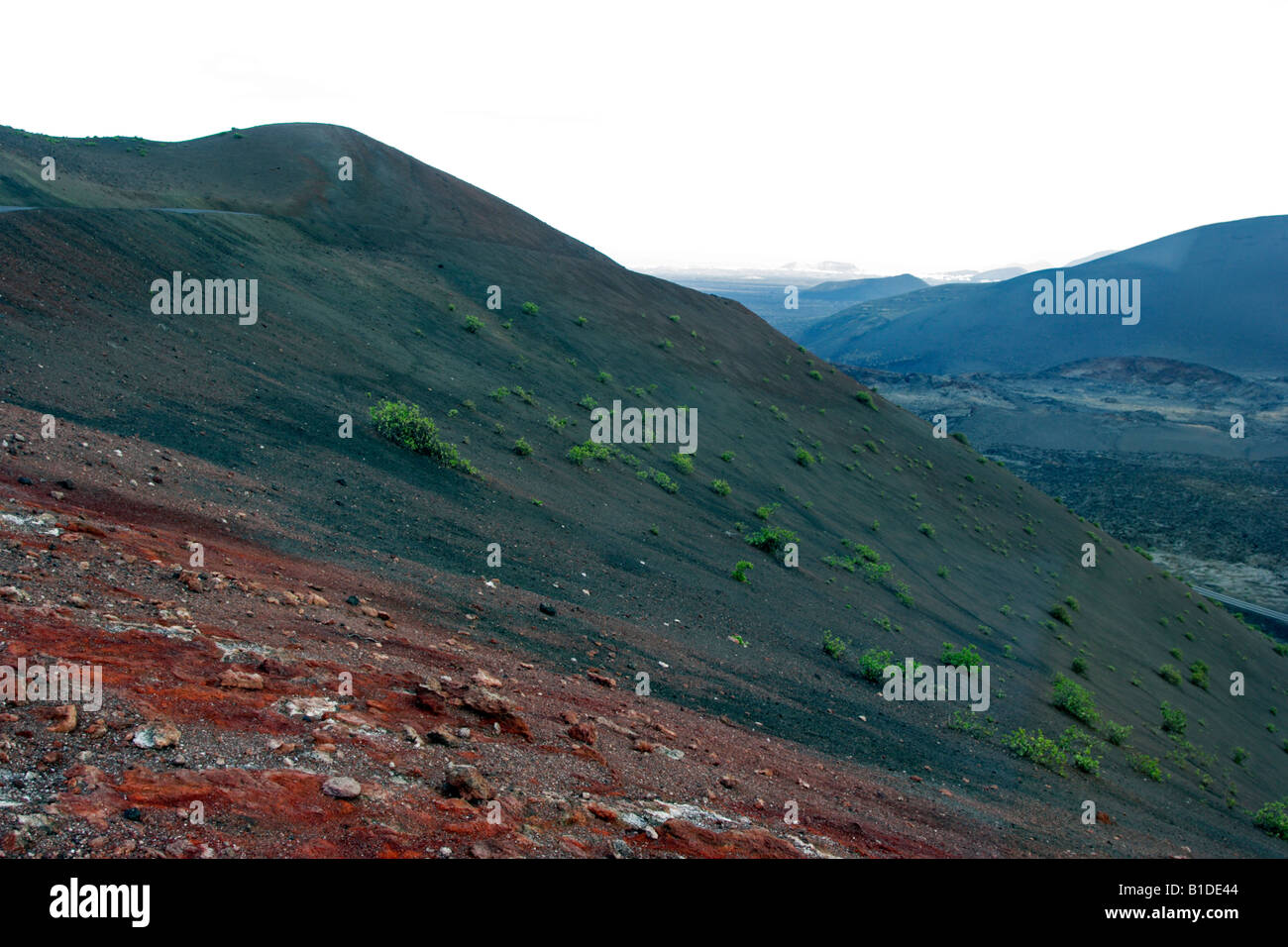 Dramatic vulcano landscape Stock Photo - Alamy