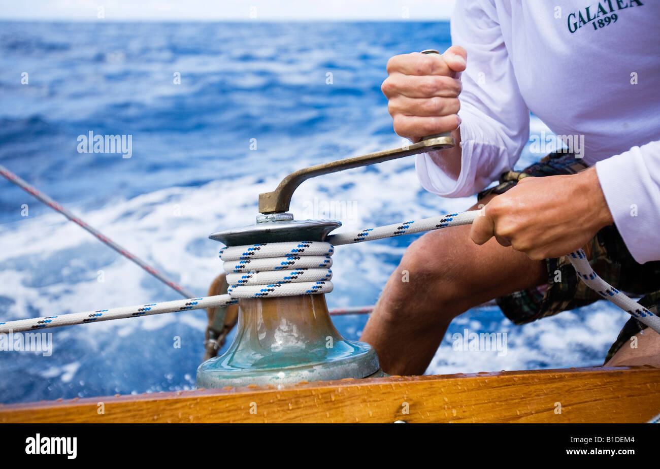 Hand crank hi-res stock photography and images - Alamy