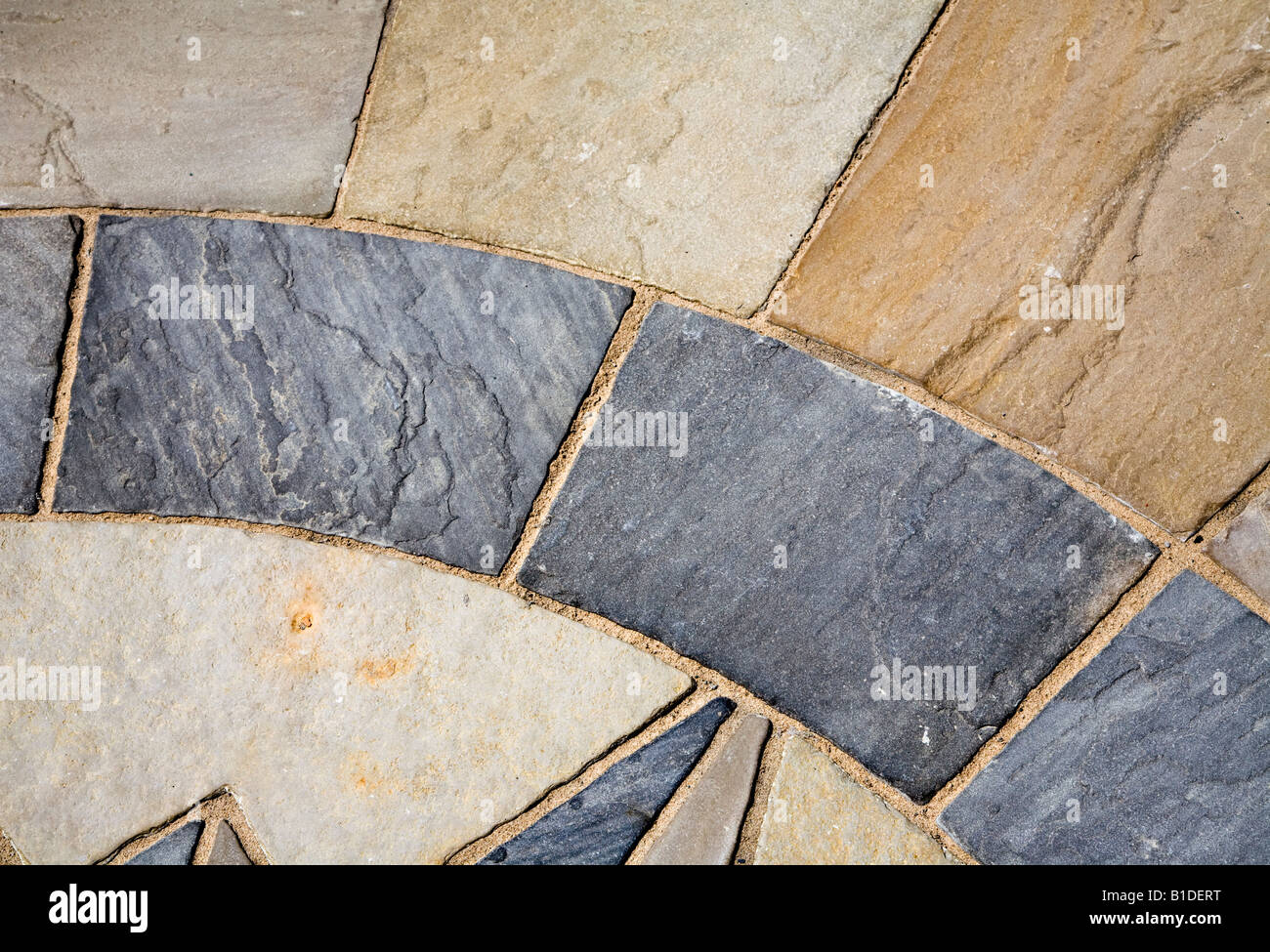 Ornamental paving stone made from natural materials UK Stock Photo - Alamy