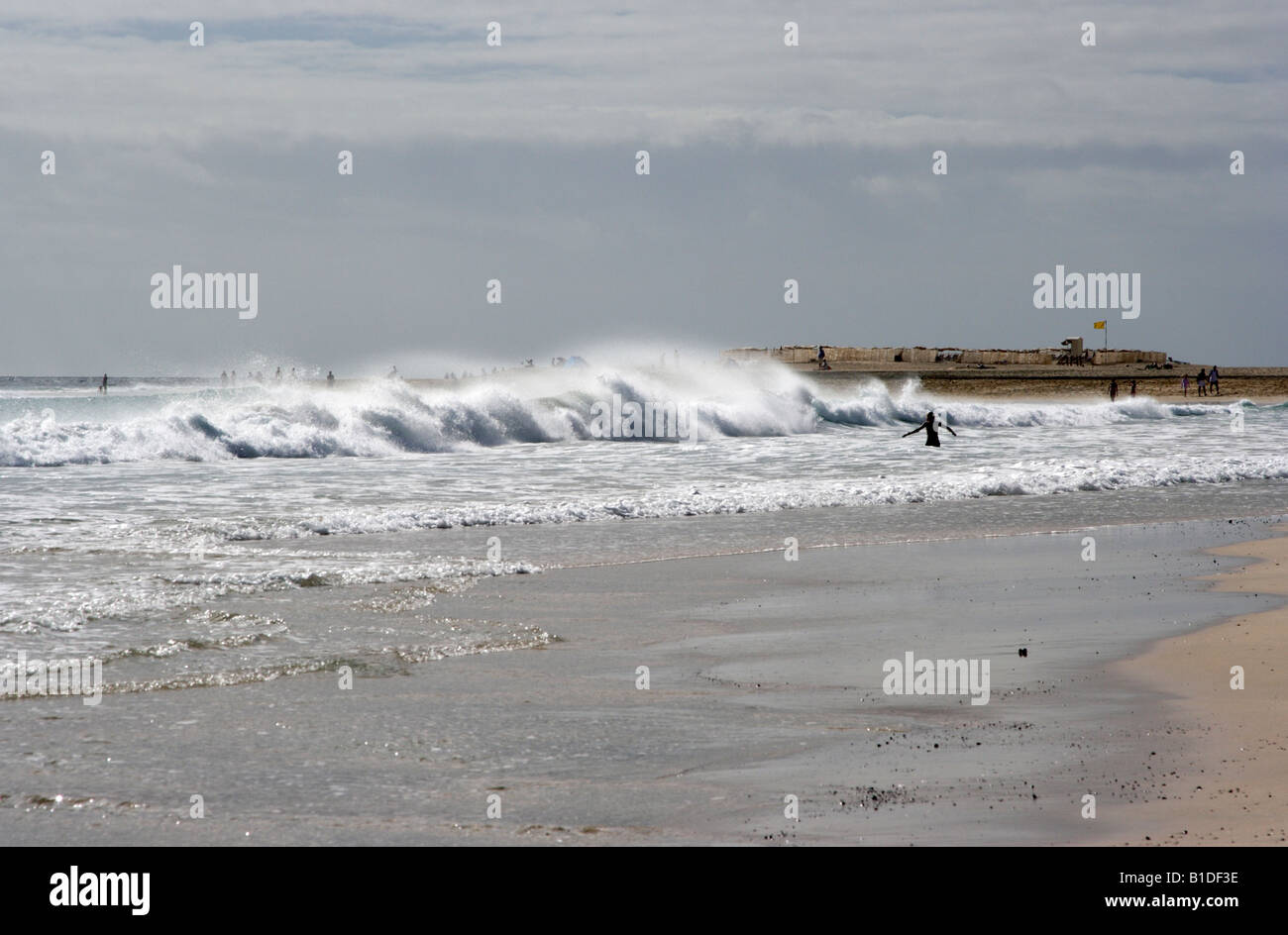 Gale at the beach Stock Photo - Alamy
