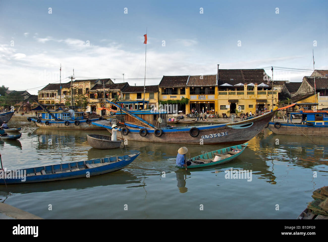 Thu Bon River Hoi An Vietnam Stock Photo - Alamy