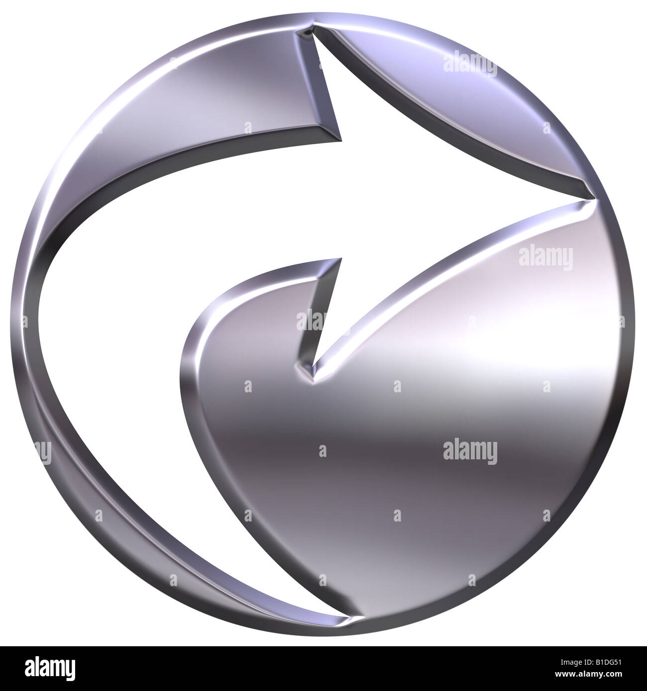 3d silver framed arrow Stock Photo - Alamy