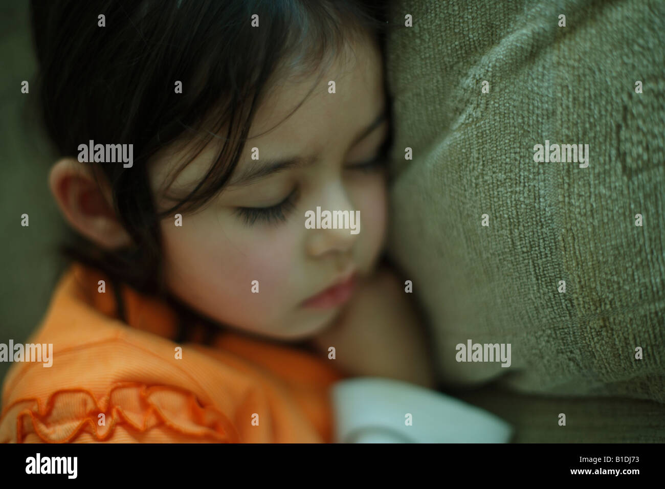 Girl fast asleep hi-res stock photography and images - Alamy
