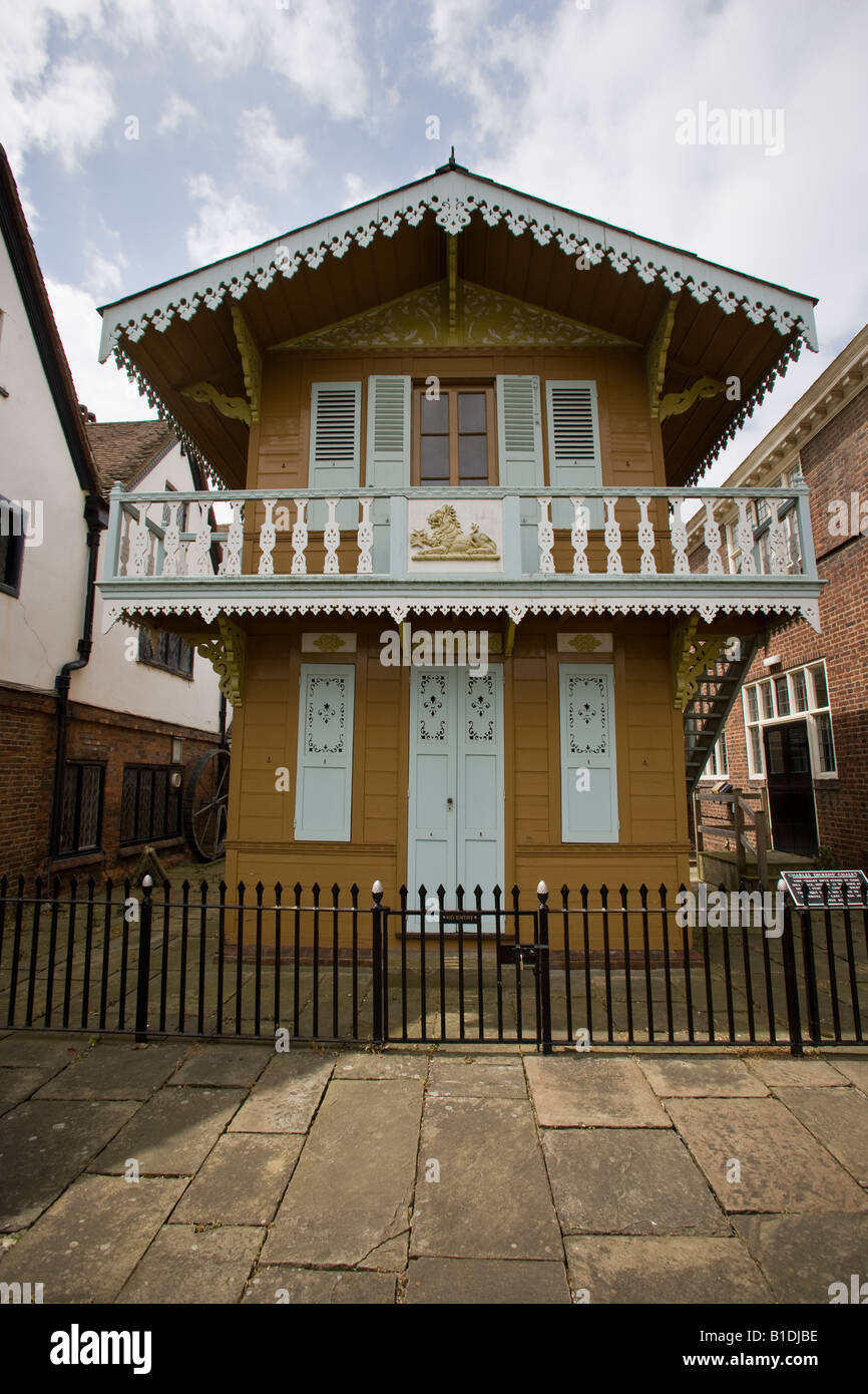 Charles Dickens' Swiss Chalet Rochester Kent Stock Photo - Alamy