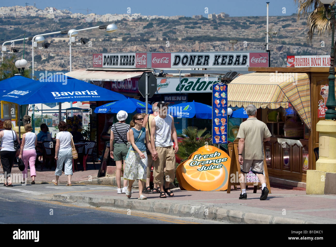 Bugibba malta seafront hi-res stock photography and images - Alamy