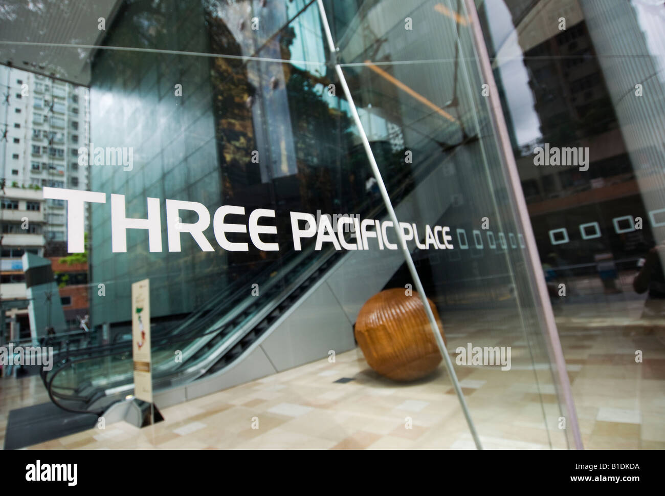 New high rise office development Three Pacific Place in Hong Kong Stock ...