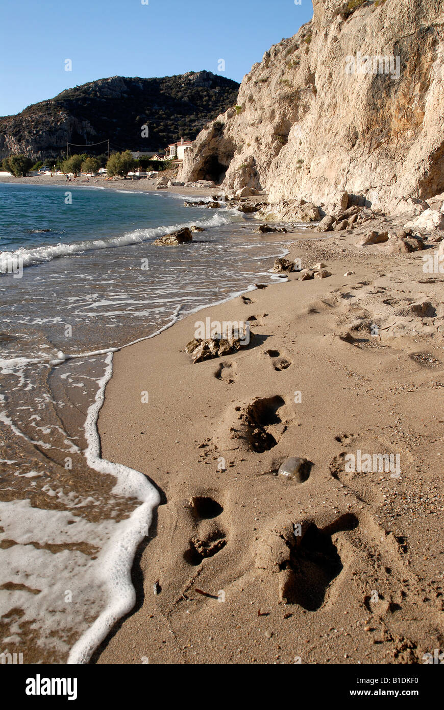 balos beach on Samos Stock Photo - Alamy