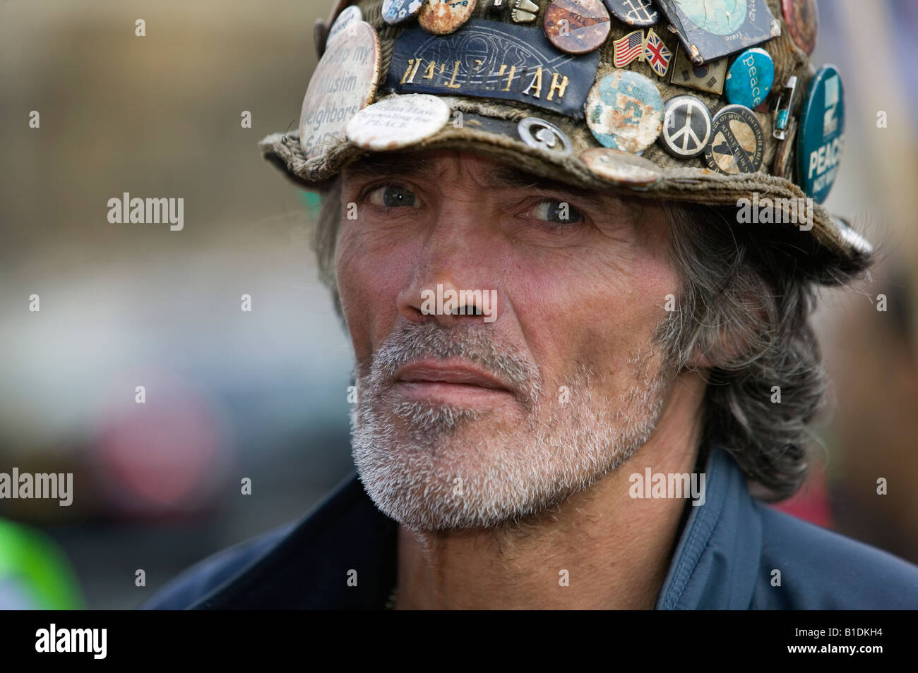 Parliament Square peace activist Brian Haw Stock Photo - Alamy