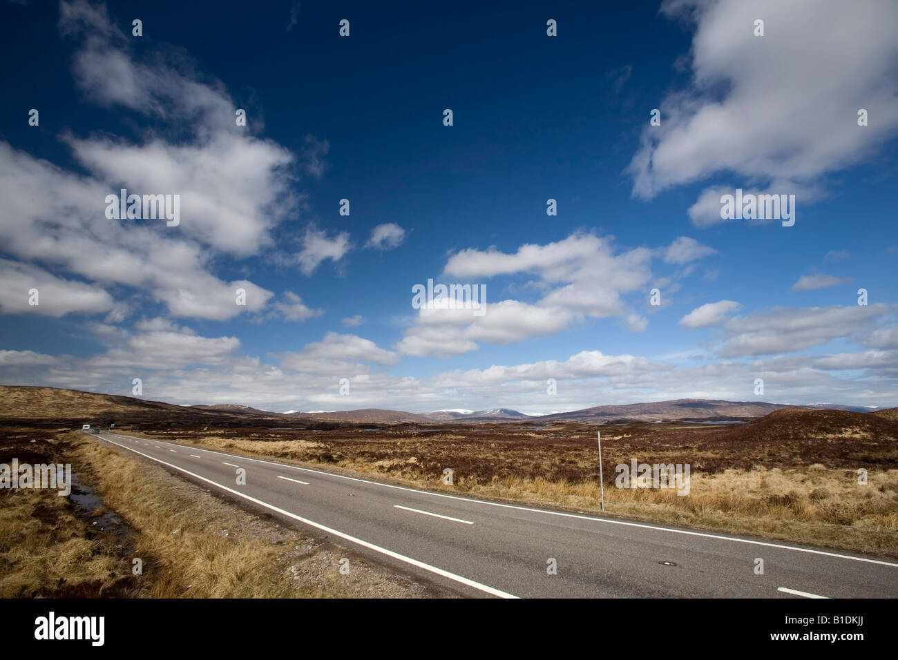 View on the Northern Highlands near Glen Coe in Scotland Stock Photo ...