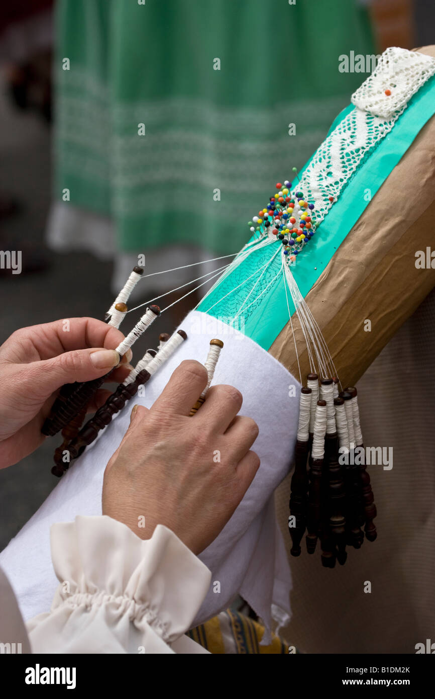 Maltese lace making hi-res stock photography and images - Alamy