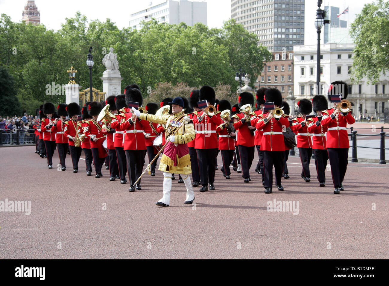 Coldstream Guards Band , Buckingham Palace, London, Trooping the Colour ...