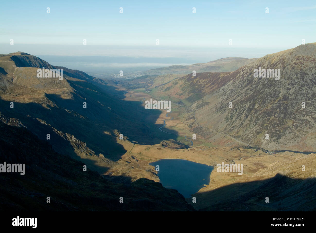 Nant Ffrancon Mountains Snowdonia Stock Photo - Alamy