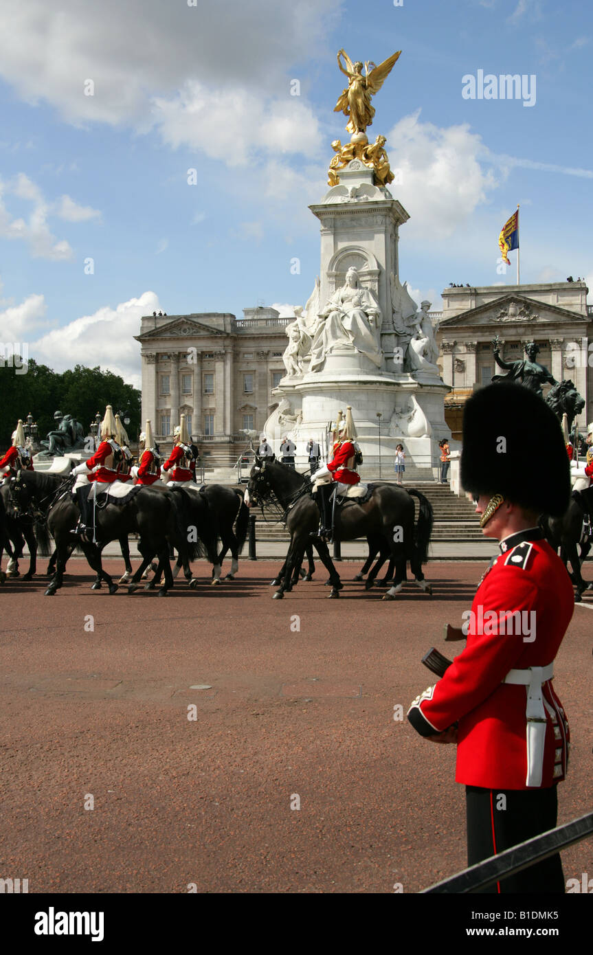 Household Calvary, Life Guards, at Trooping the Colour Ceremony ...