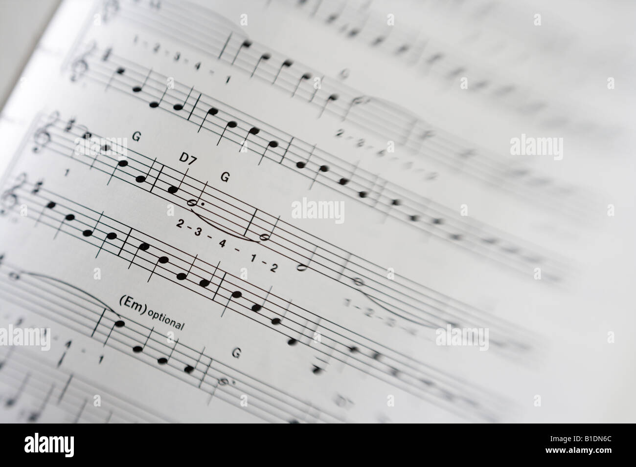 Sheet music notes hi-res stock photography and images - Alamy