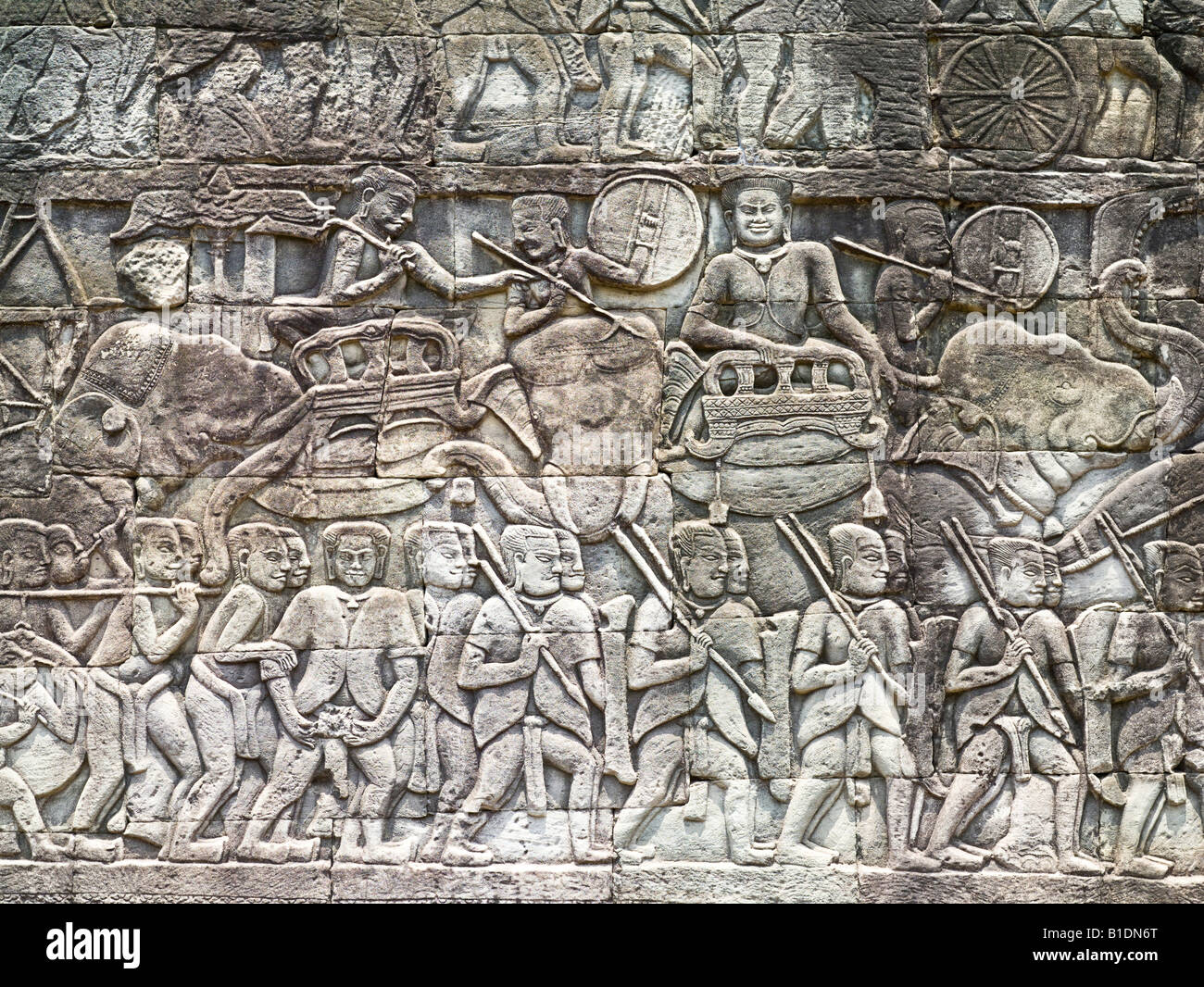 Bayon bas relief hi-res stock photography and images - Alamy