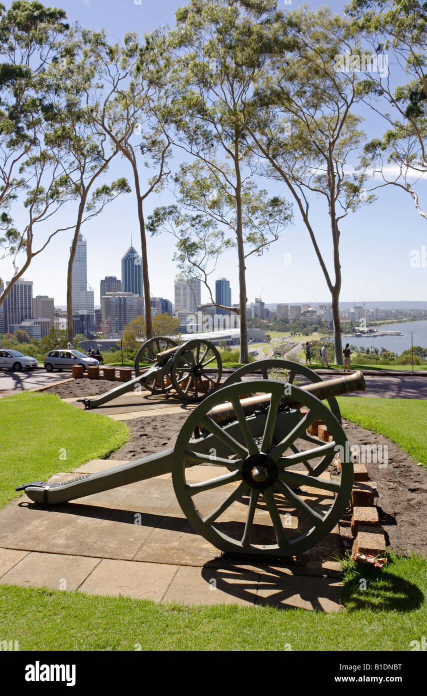 Old cannon at Kings Park in Perth, Western Australia Stock Photo - Alamy
