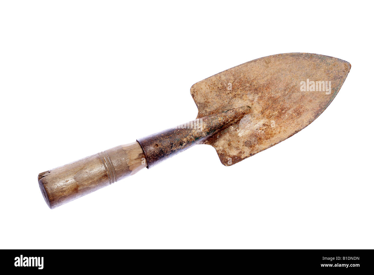 A trowel on white background Stock Photo - Alamy