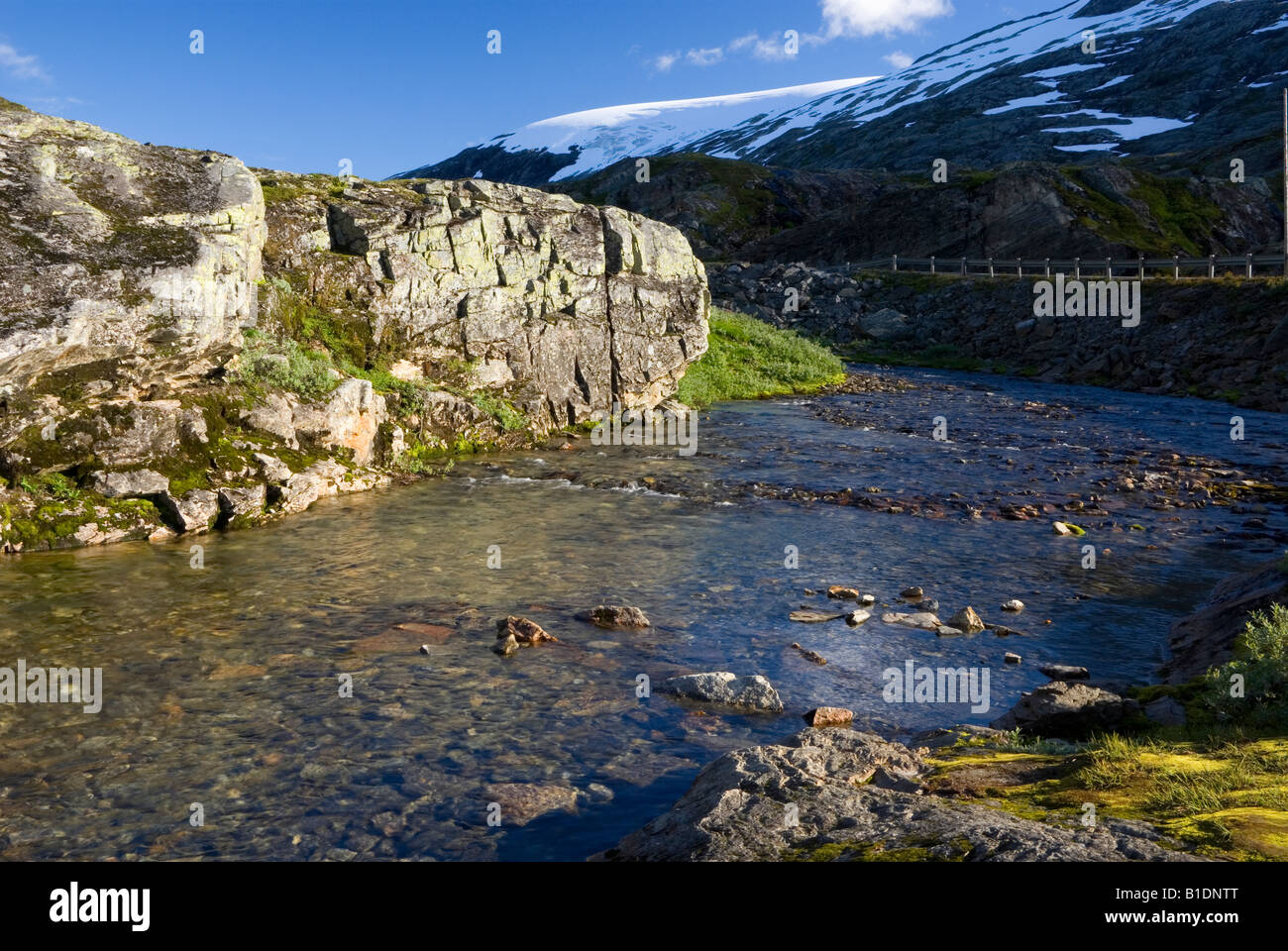 Mountain river in Norway Stock Photo - Alamy