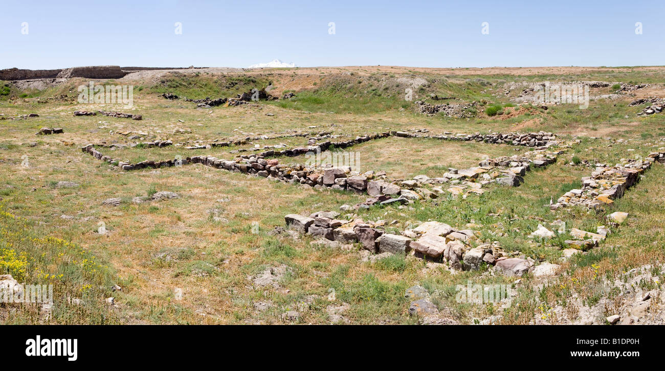 Panorama of the trading colony of Kultepe, ancient Kanesh, Central ...