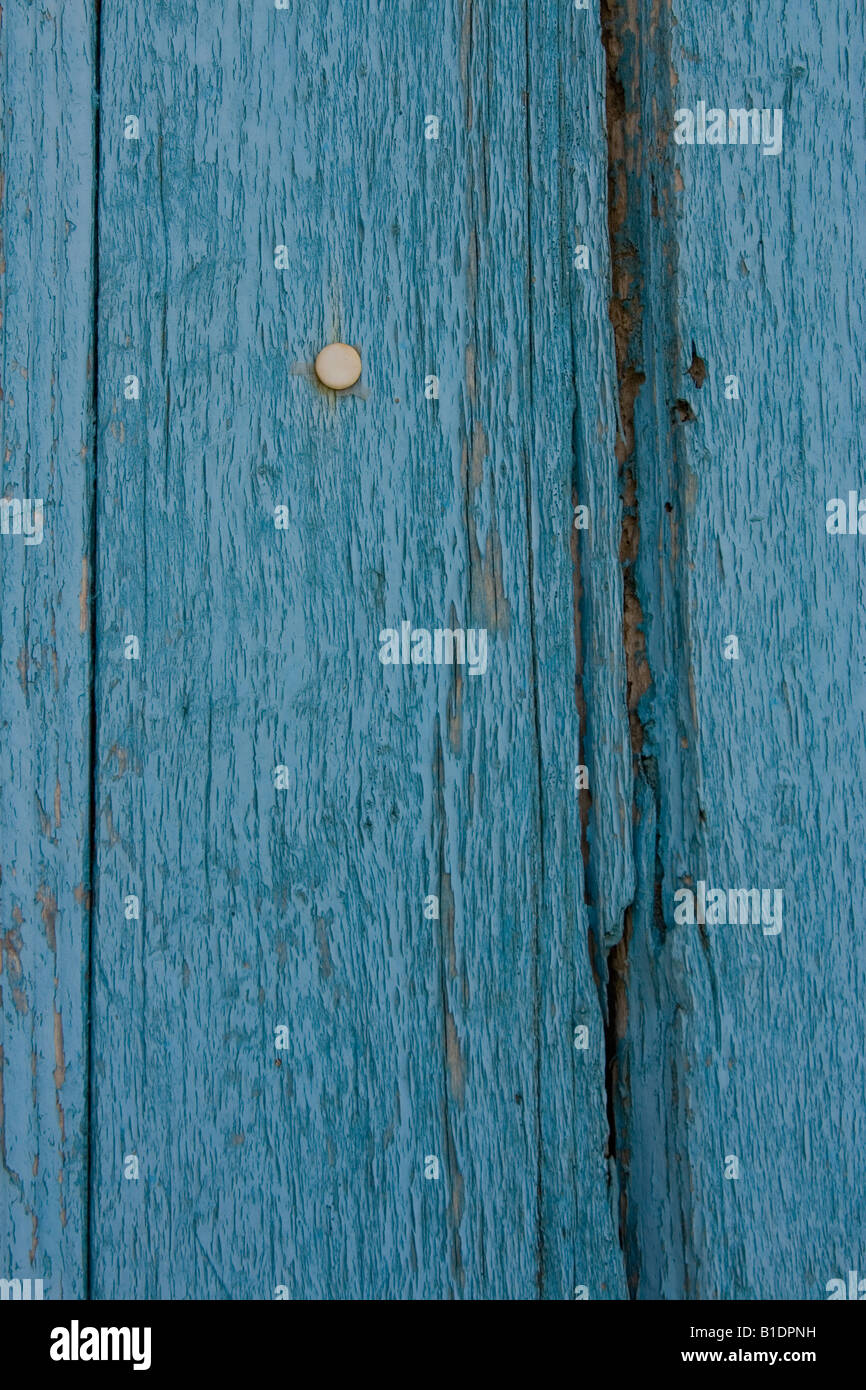 Bright blue wood texture on wooden door, Skopelos, Greece Stock Photo ...
