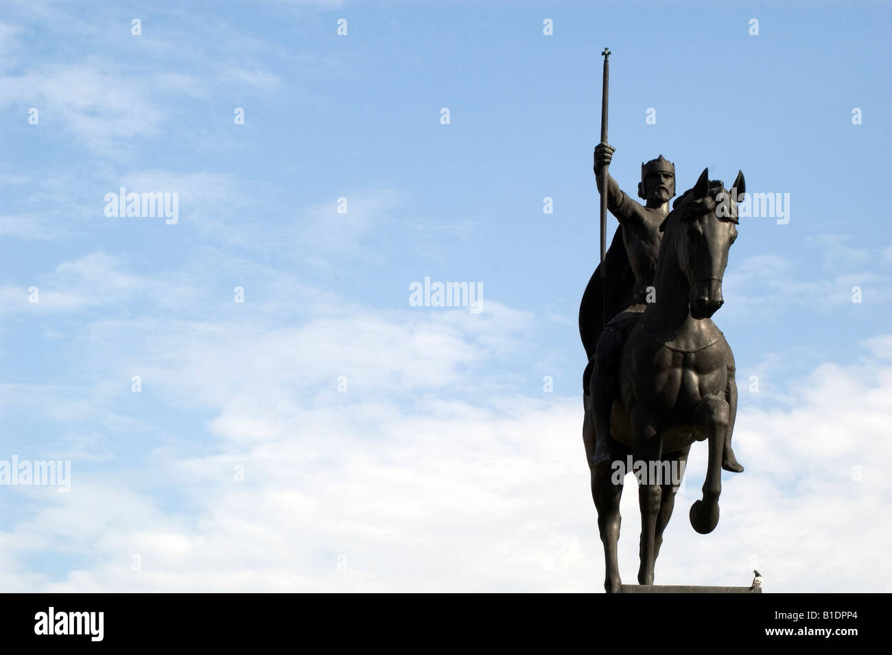 Statue of king Tomislav on Tomislav s square in Zagreb Croatia Stock ...