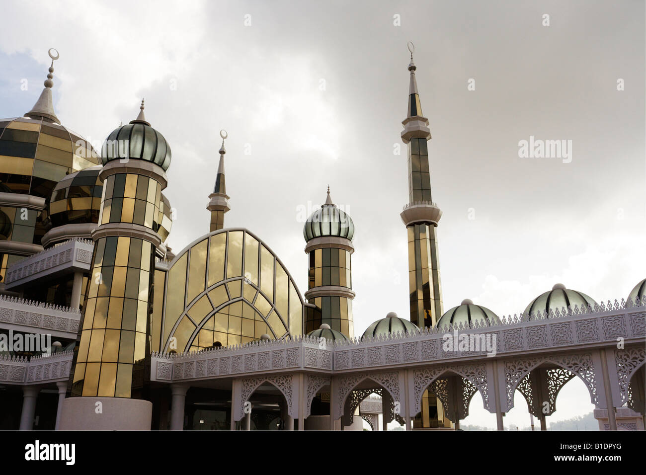 Crystal Mosque at Wan Man island in Kuala Terengganu, Malaysia. It was ...