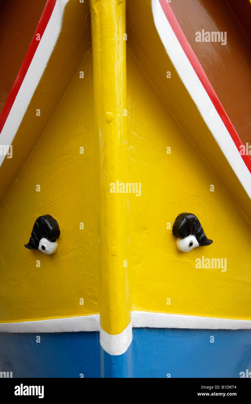 Luzzu, Eyes of Osiris, Malta Stock Photo - Alamy