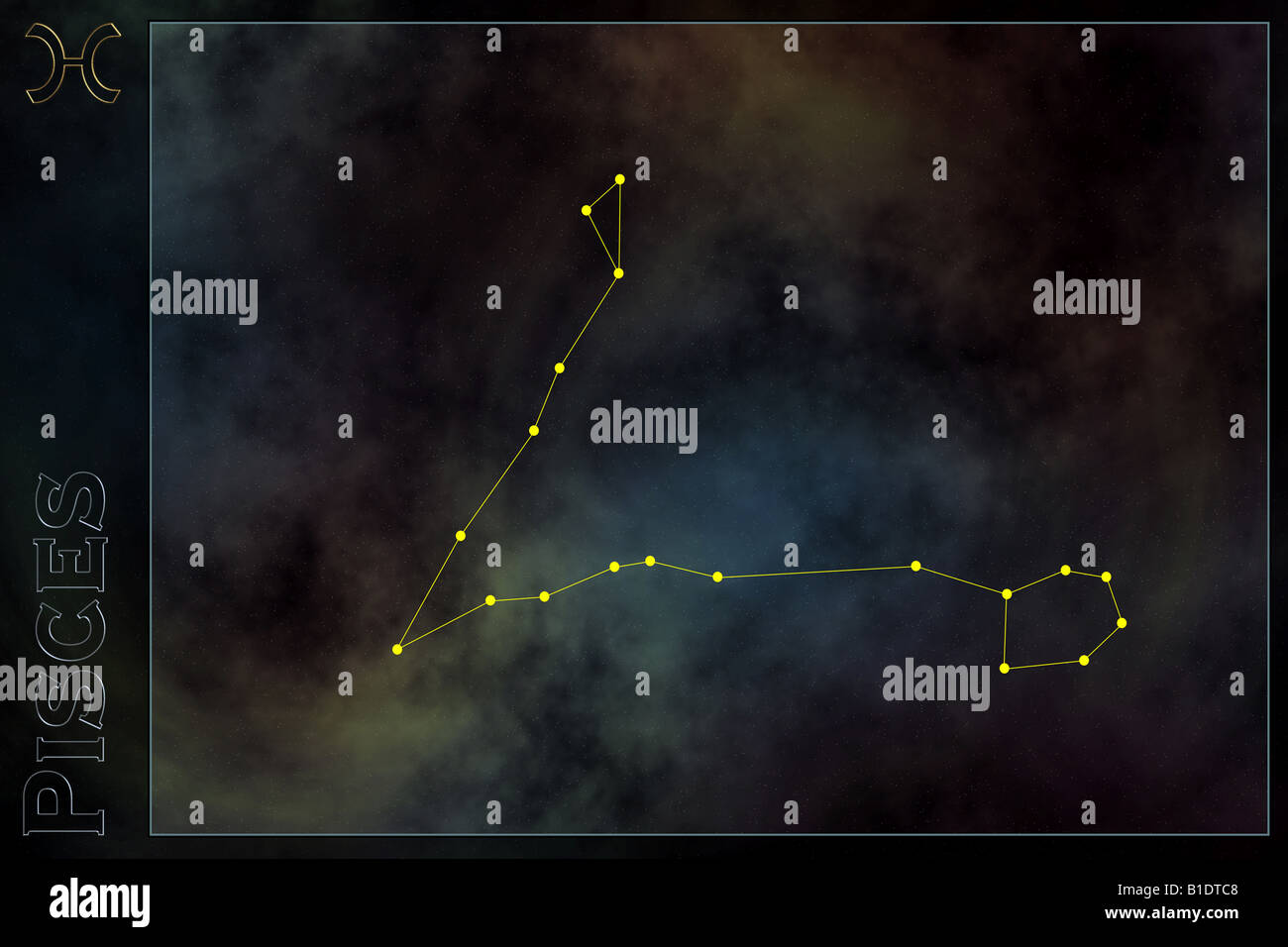 Pisces constellation hi-res stock photography and images - Alamy