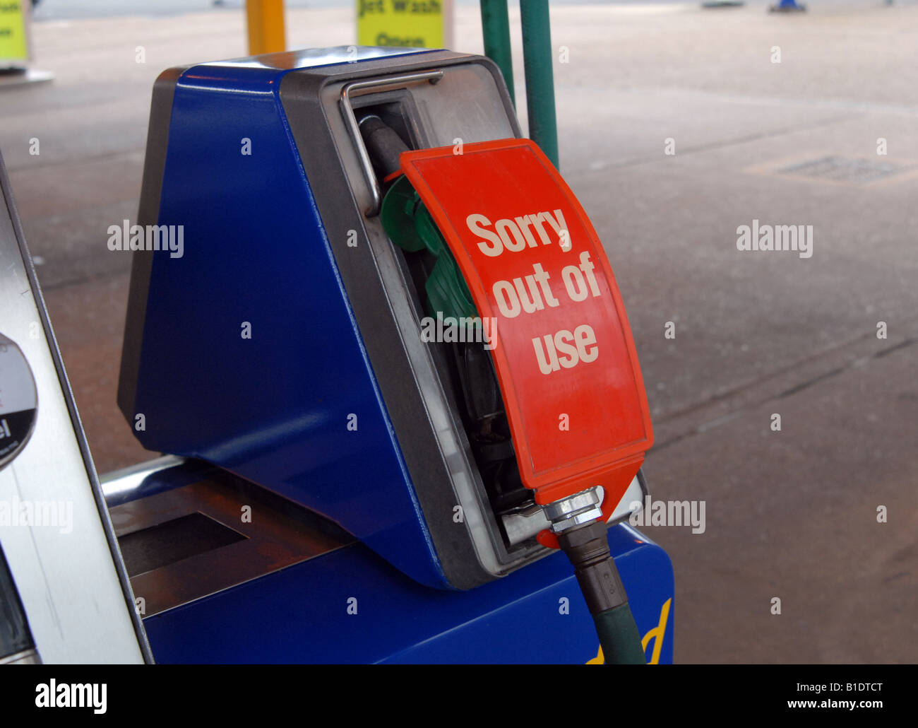 petrol pump out of order Stock Photo - Alamy