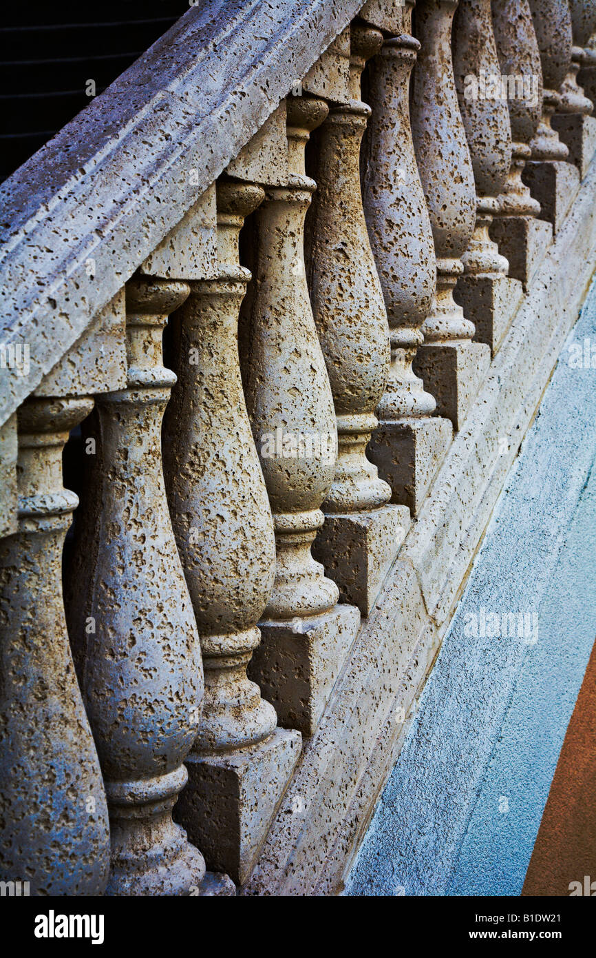Exterior stairway balustrade at Rosen Center Hotel conference center in ...