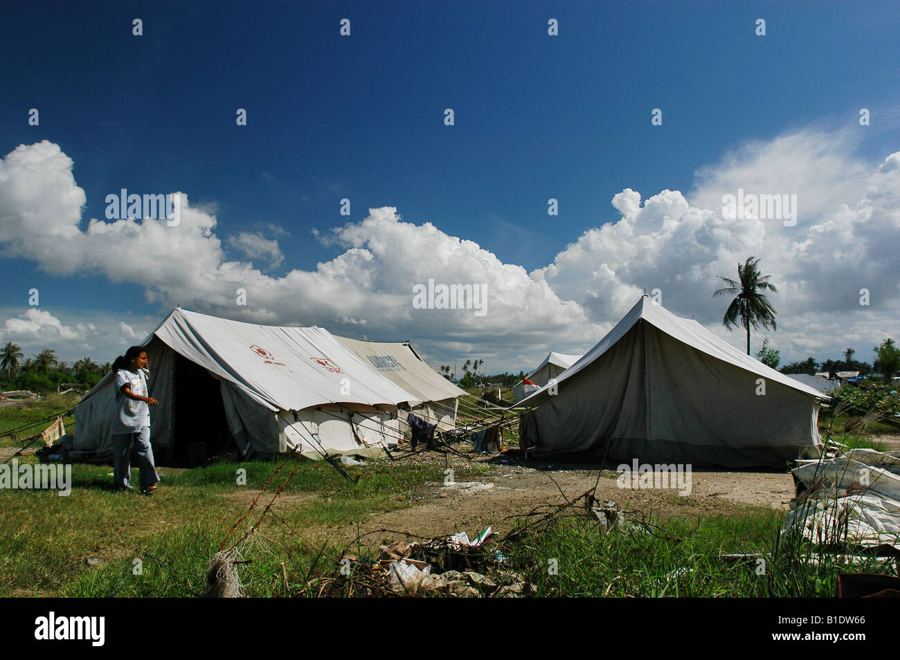 Relief tents hi-res stock photography and images - Alamy