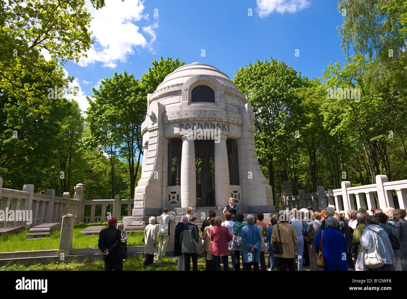 Jewish Cemetery Lodz Poland Stock Photo - Alamy