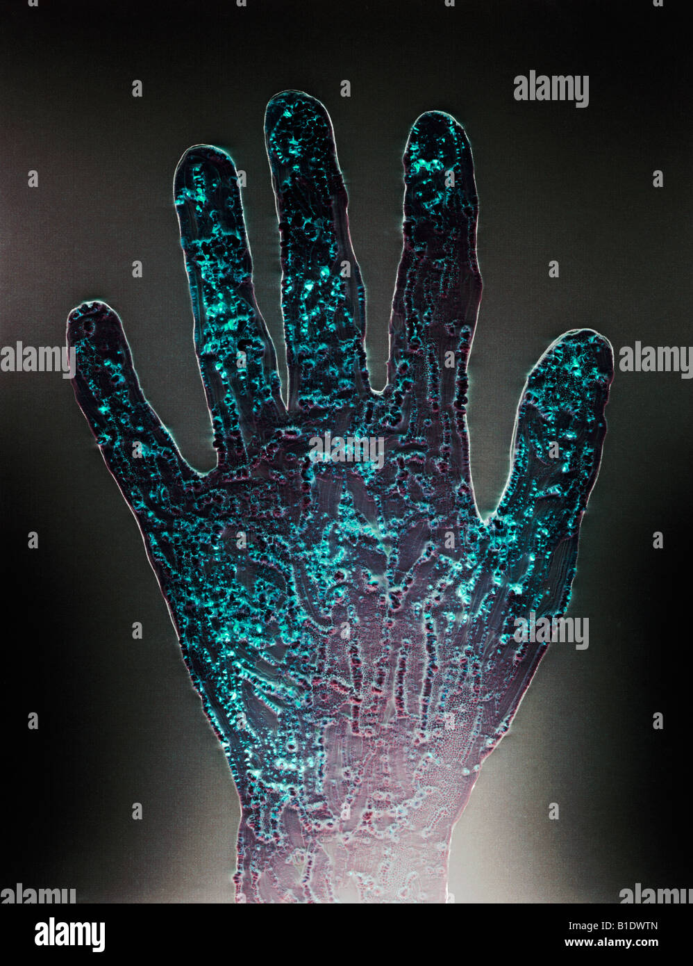 Surreal Alien Hand Stock Photo - Alamy