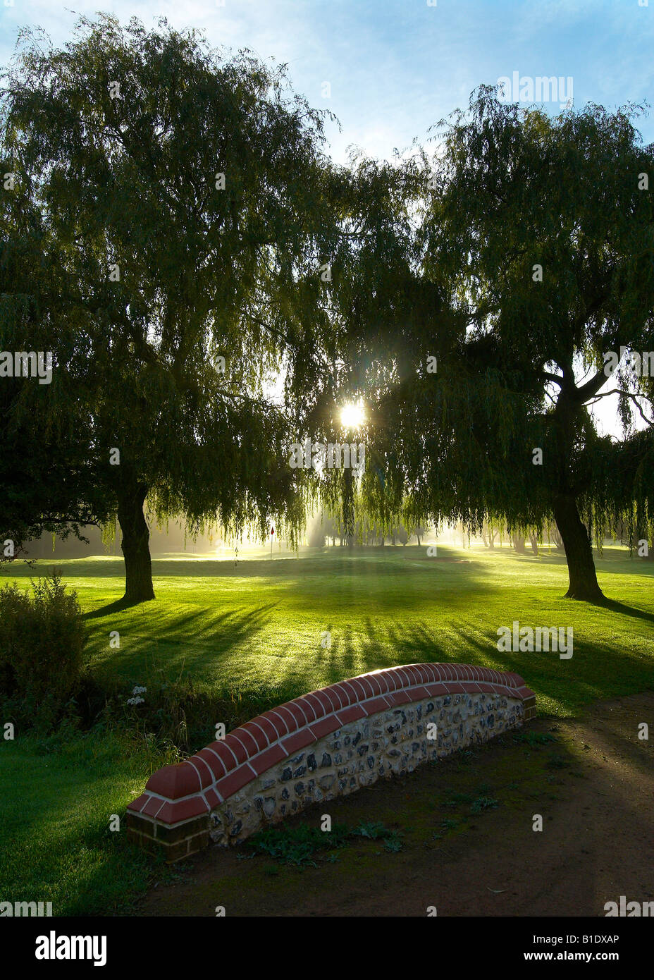 Early morning golf course spring hi-res stock photography and images ...