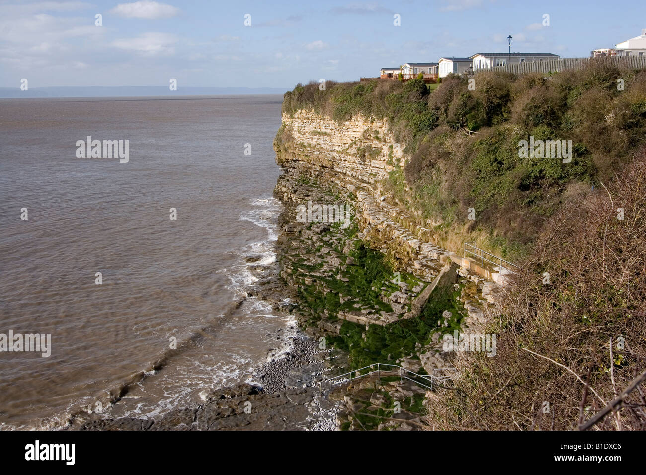 Fontygary Bay and Holiday Caravan Park Rhoose Stock Photo - Alamy