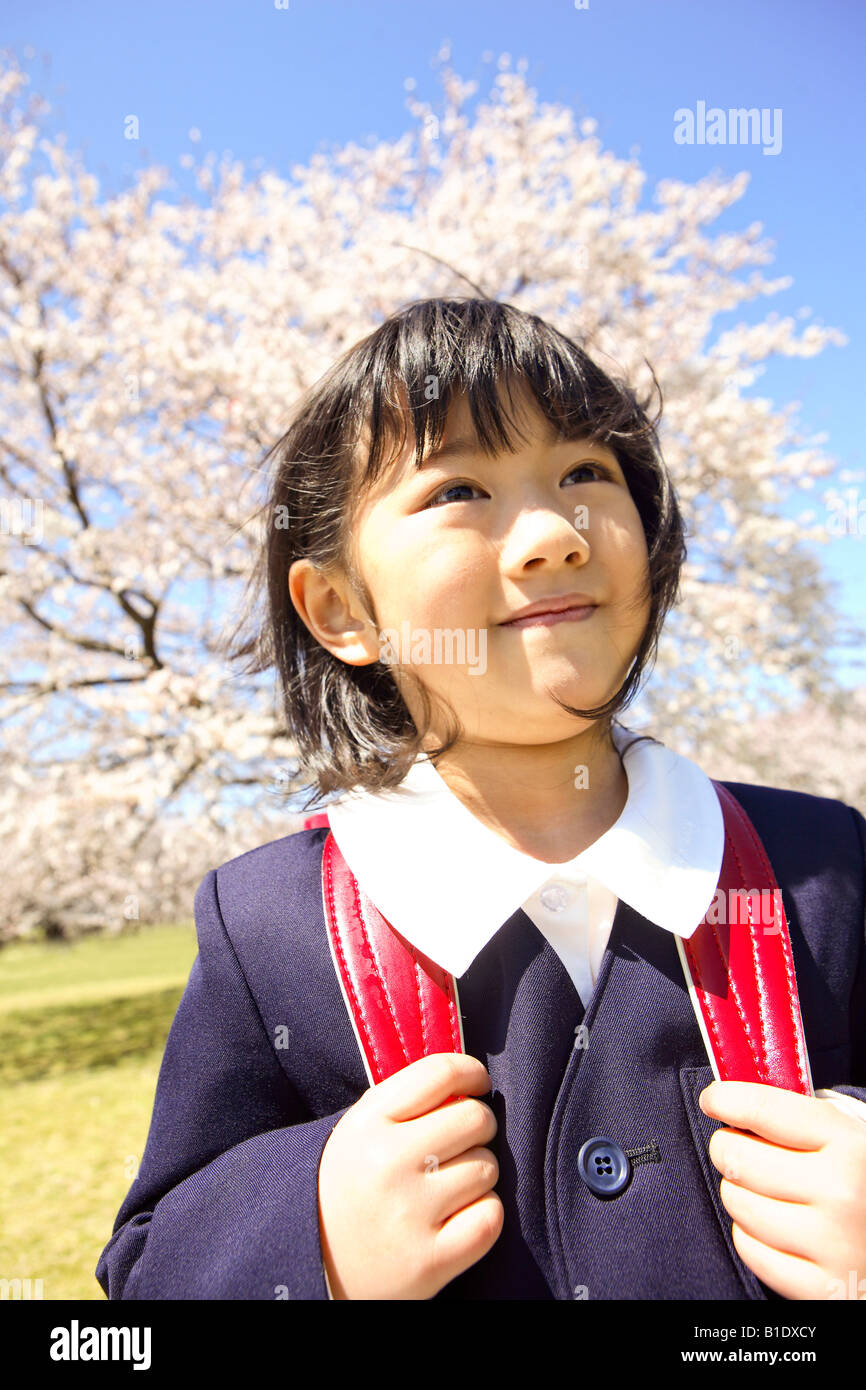 Portrait of schoolgirl Stock Photo - Alamy