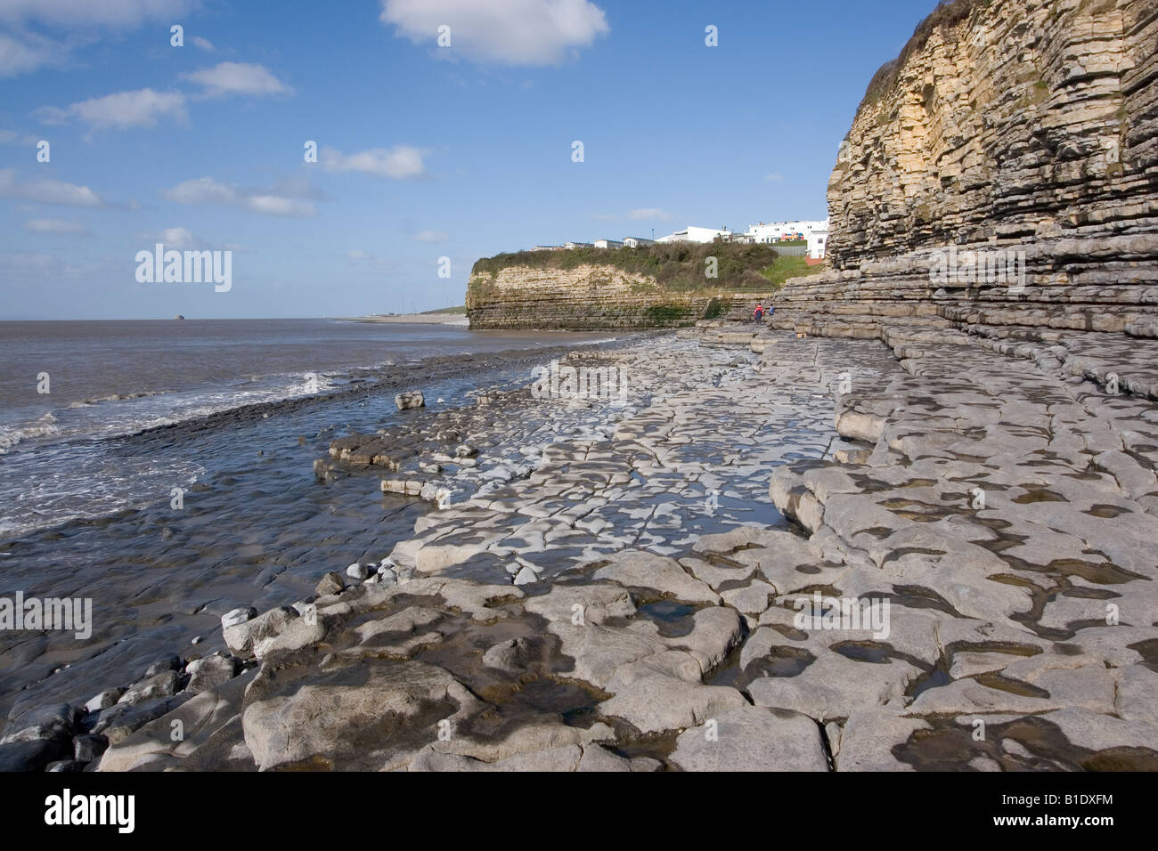 Fontygary Bay and Holiday Caravan Park Rhoose Stock Photo: 18131224 - Alamy