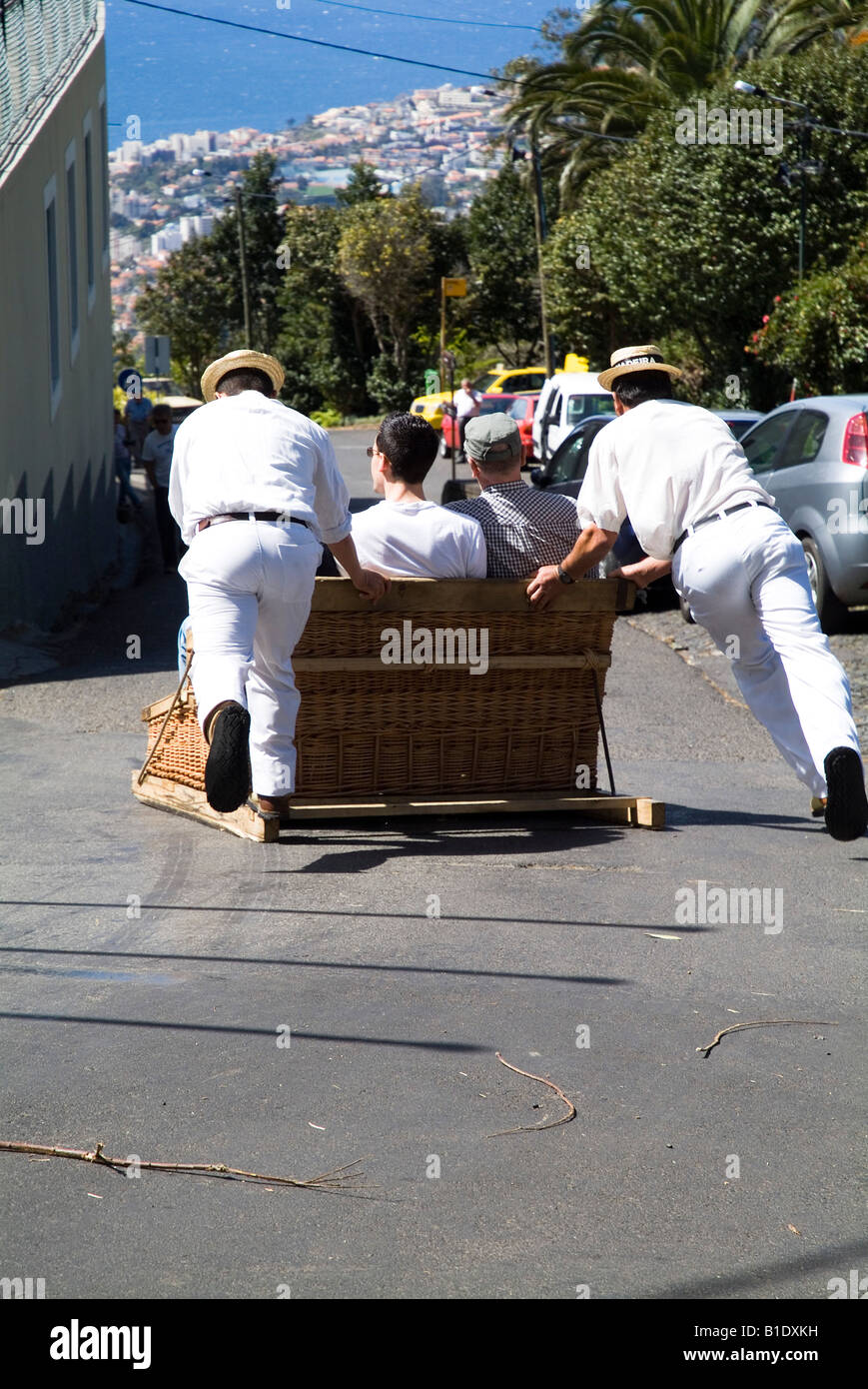 Madeira sledge ride hi-res stock photography and images - Alamy